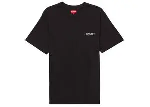 Supreme Washed Handstyle Short Sleeve Top - Black
