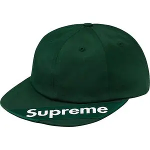 Supreme Visor Label 6-panel Cap - Dark Green
