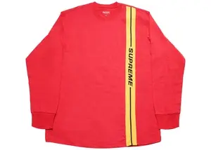 Supreme Vertical Logo Stripe Long Sleeve Top