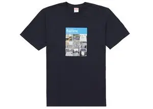 Supreme Verify Tee Shirt - Navy Blue