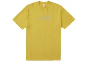 Supreme Warning Tee Shirt - Yellow