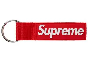 Supreme Webbing Keychain - Red