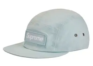 Supreme Waxed Cotton Camp Cap - Ice