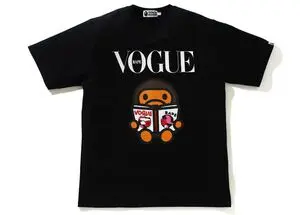 A BATHING APE X Vogue Baby Milo Tee - Black