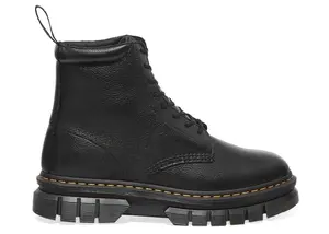 Dr. Martens Rikard Lunar Leather Platform Boots - Black/black Lunar