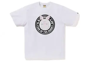 A BATHING APE Year Of The Rabbit Ape Head Tee Shirt - White