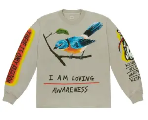 Yeezy Wes Lang Bird Long Sleeve Tee Shirt