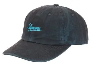Supreme Washed Twill 6-panel Cap - Blue