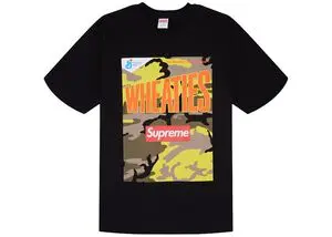Supreme Wheaties Tee Shirt - Black