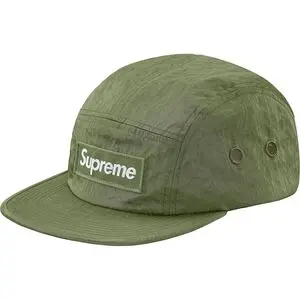 Supreme Washed Nylon Camp Cap - Olive