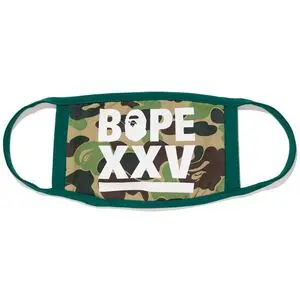 A BATHING APE Xxv Abc Face Mask - Green