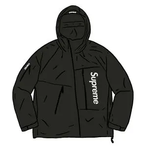 Supreme Gore-tex Paclite Shell Jacket - Black