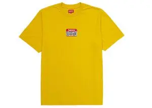 Supreme Gonz Nametag Short Sleeve Tee Shirt - Yellow