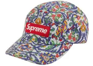 Supreme Washed Chino Twill Camp Cap - Tapestry
