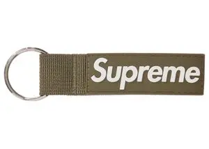 Supreme Webbing Keychain - Light Olive