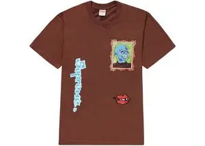 Supreme Gonz Portrait Tee Shirt - Brown