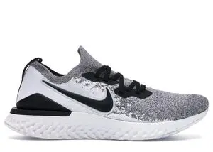 Nike Epic React Flyknit 2 Sneakers - White Pure Platinum Black
