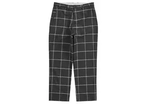 Supreme Windowpane Wool Trousers
