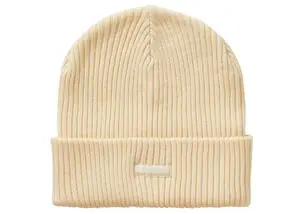 Supreme Wide Rib Beanie - Natural