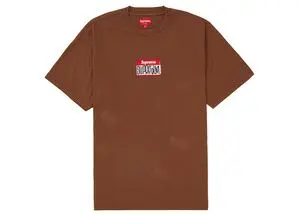Supreme Gonz Nametag Short Sleeve Tee Shirt - Brown