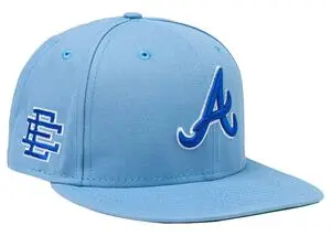 ERIC EMANUEL Atlanta Braves 59fifty Fitted Hat - Light Blue