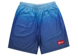 Supreme Gradient Mesh Stripe Short - Royal