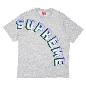 Supreme Gradient Arc Top - Heather Grey