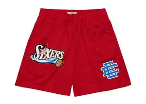 ERIC EMANUEL Ee Basic 76ers Short - Red/blue