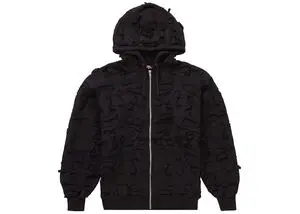 Supreme Griffin Zip Up Hooded Sweatshirt - Black