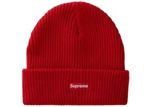 Supreme Wide Rib Beanie - Red