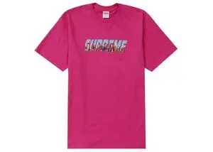 Supreme Gotham Tee Shirt - Magenta