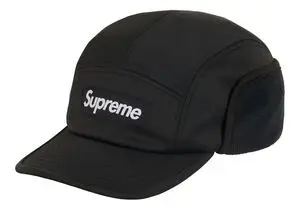 Supreme Windstopper Earflap Camp Cap - Black