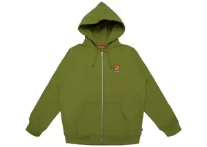 Supreme Gonz Ramm Zip Up Sweatshirt - Moss Green