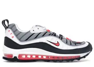Nike Air Max 98 Sneakers - White/solar Redone-colordustone-colorreflect Silver