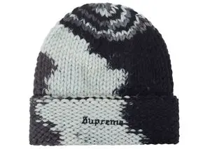 Supreme Gradient Spacedye Beanie - Black