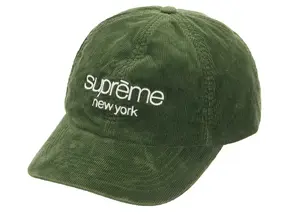 Supreme Gore-tex Corduroy 6-panel Cap - Green