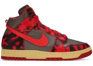 Nike Dunk High 1985 Acid Wash - Red/brown/butter