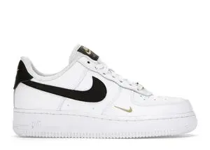 Nike Air Force 1 Low '07 Essential Gold Mini Swoosh - White/black