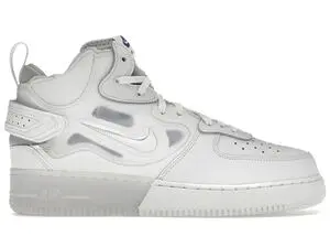 Nike Air Force 1 Mid React Sneakers - Summit White/grey Fog