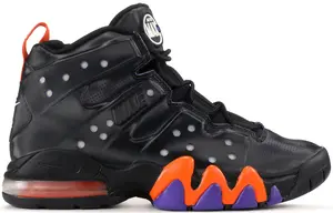 Nike Air Max Barkley Athletic Sneakers - Black/blackone-colorsafety Orangeone-colorpure Purple