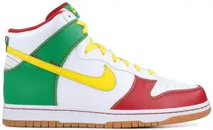 Nike Dunk High 6.0 Sneakers - White/tour Yellow/court Green