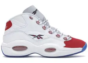 REEBOK Question Mid Toe 25th Anniversary Sneakers - White/red