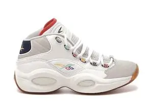 REEBOK Question Mid Sneakers - Cloud White/vector Navy Blue/pure Grey