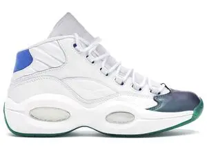 REEBOK Question Mid Curren$y Jet Life Sneakers - Stem Green/vital Blue/white