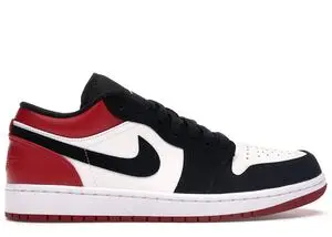 JORDAN Jordan 1 Low Toe Sneakers White/black/gym Red