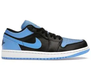 JORDAN 1 Low - Black/university Blue