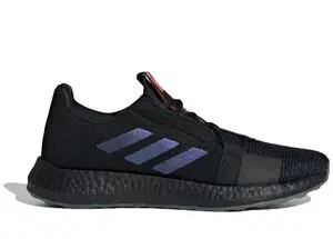 Adidas Senseboost Go Athletic Sneakers - Core Black/boost Blue Violet Met/legend Ink