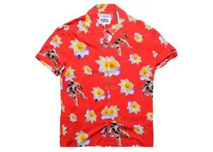 BILLIONAIRE BOYS CLUB Dream Space Woven Shirt - Red