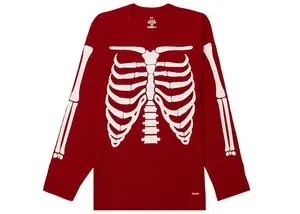Supreme Hanes Bones Thermal Crew - Red