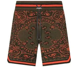 Men's Green Bandana Shorts